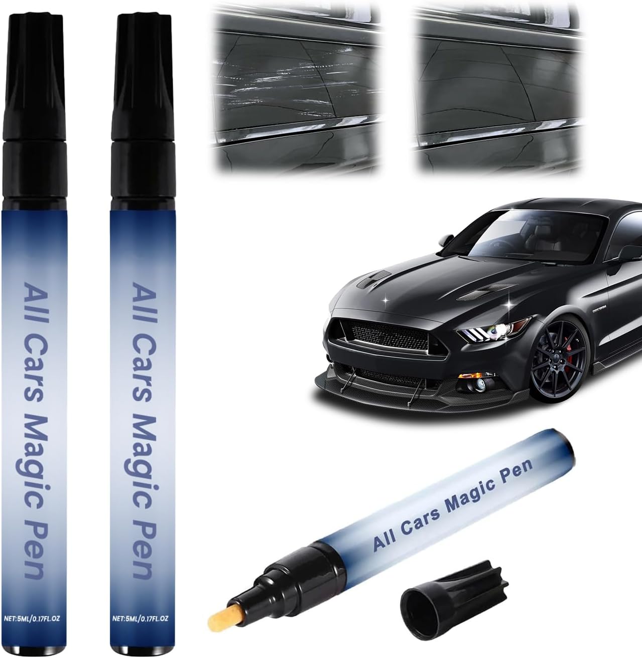 Amazon.com: 2 Pcs All Cars Magic Pen, Car Scratch Repair Pen Set, Magic ...
