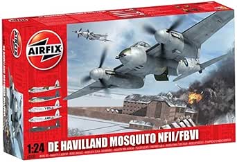 Amazon.com: Airfix A25001 1:24 Scale De Havilland DH-98 Mosquito NF2 ...