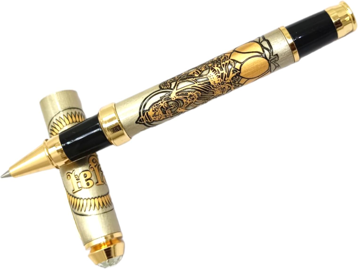 Ledos Sumo Lord Tirupati Balaji Engraved Ball Point Pen Golden Trims ...