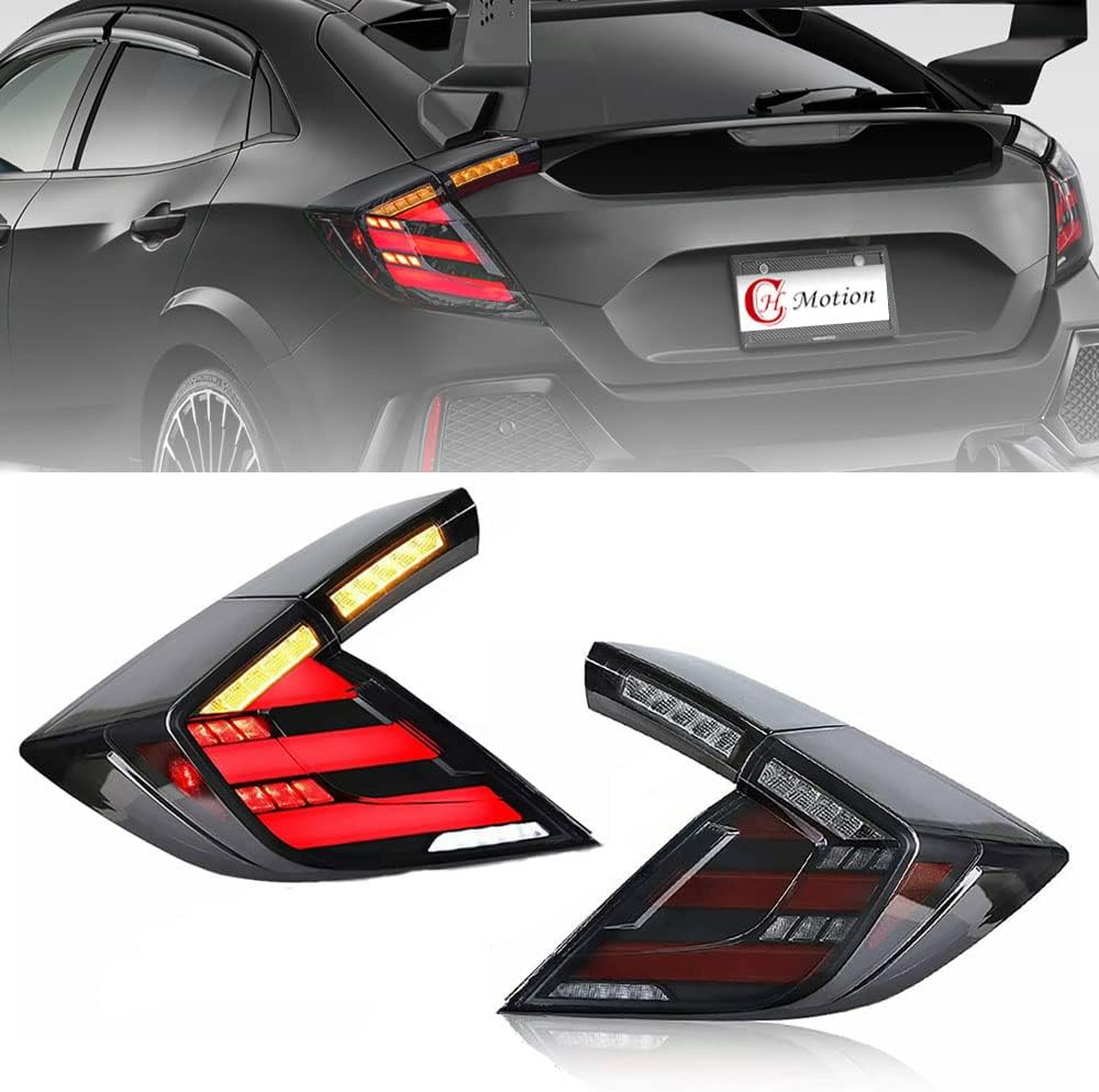 Buy LED Tail lights Assembly for Honda Civic 10Th Gen Type R Hatchback ...