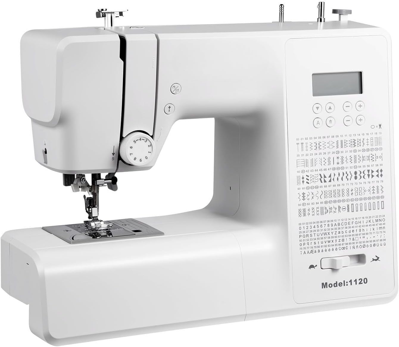 Amazon.com: Computerized Sewing Machine 200 Stitches, LCD Display, Foot ...