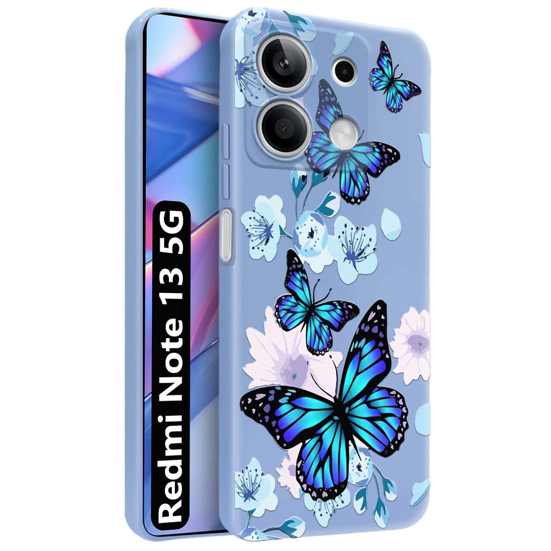 Fashionury Redmi Note 13 5G Case Back Cover Shockproof Soft Silicon ...