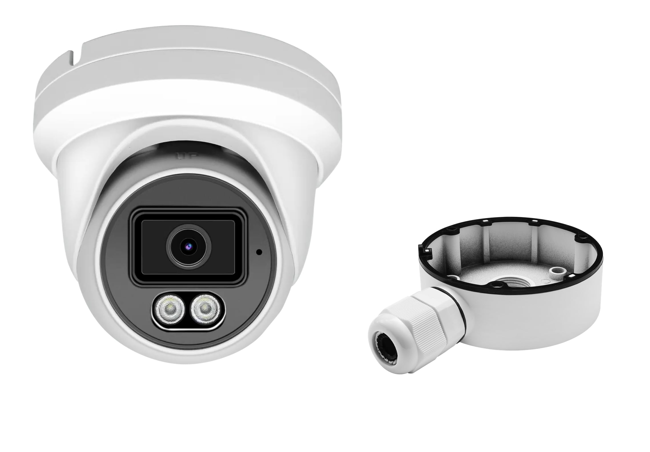 Amazon.com : Hikvision/Uniview Compatible 4MP PoE IP Turrent 2.8mm Lens (Regular IR) + DP54 ...
