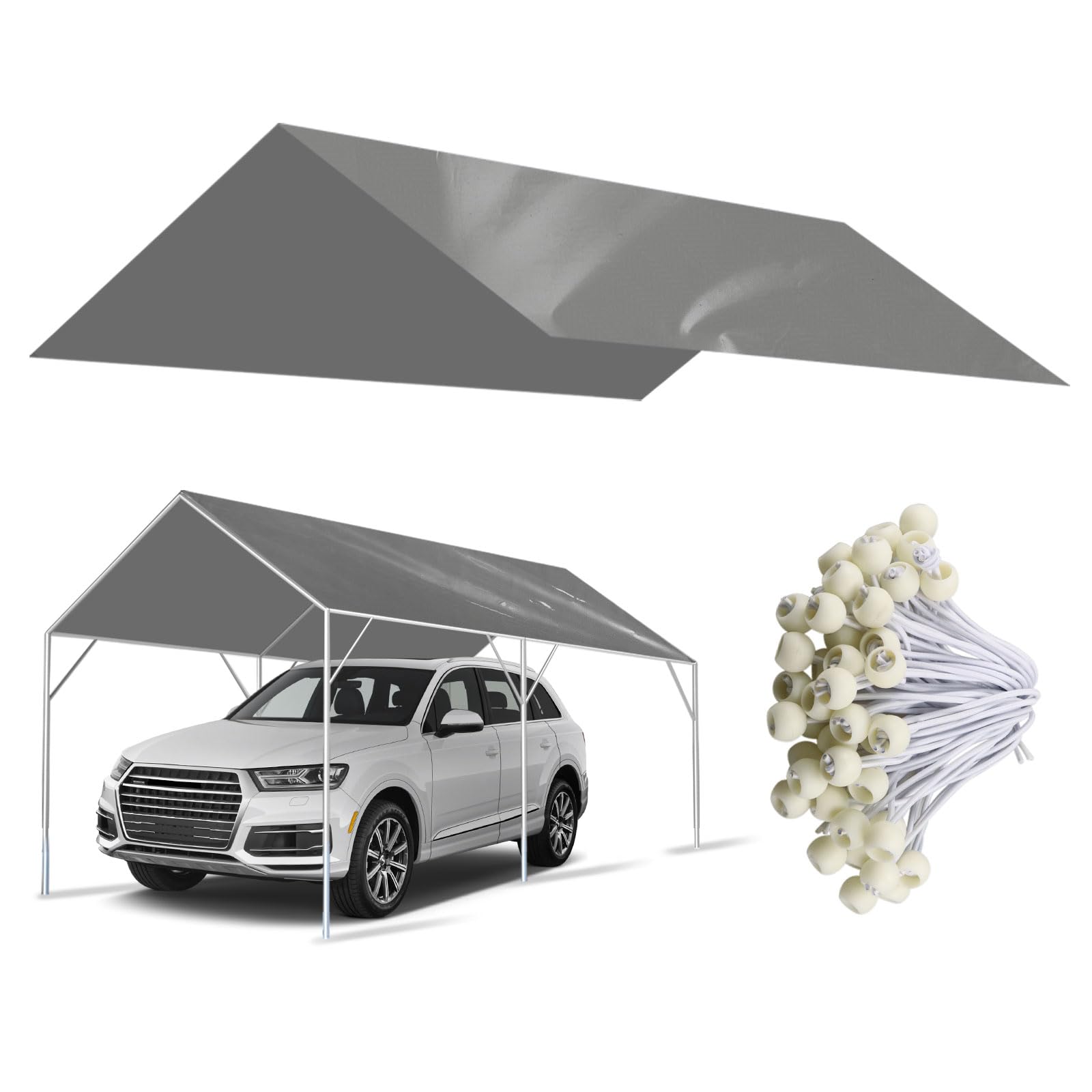 Replacement Garage Covers Otryad 10 Ft. X 20 Ft. Carport Replacement