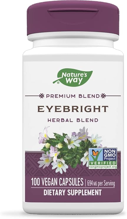 Amazon.com: Nature's Way Eyebright Blend, 916 mg per serving, 100 Vcaps ...