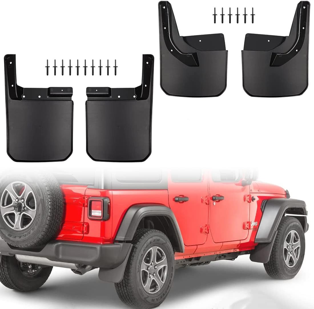 Wocch Mud Flaps Splash Guards Fender Flares Front & Rear Mudflap Mud ...