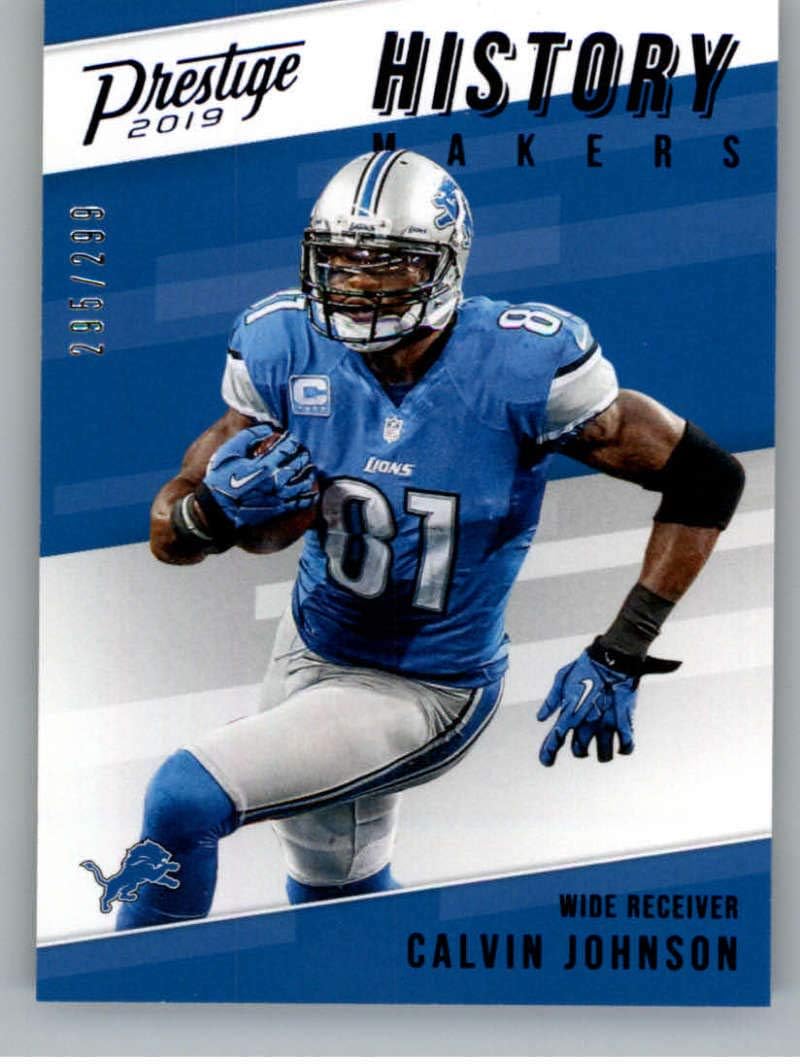 Amazon.com: 2019 Prestige History Makers Xtra Points Blue Football #6 ...