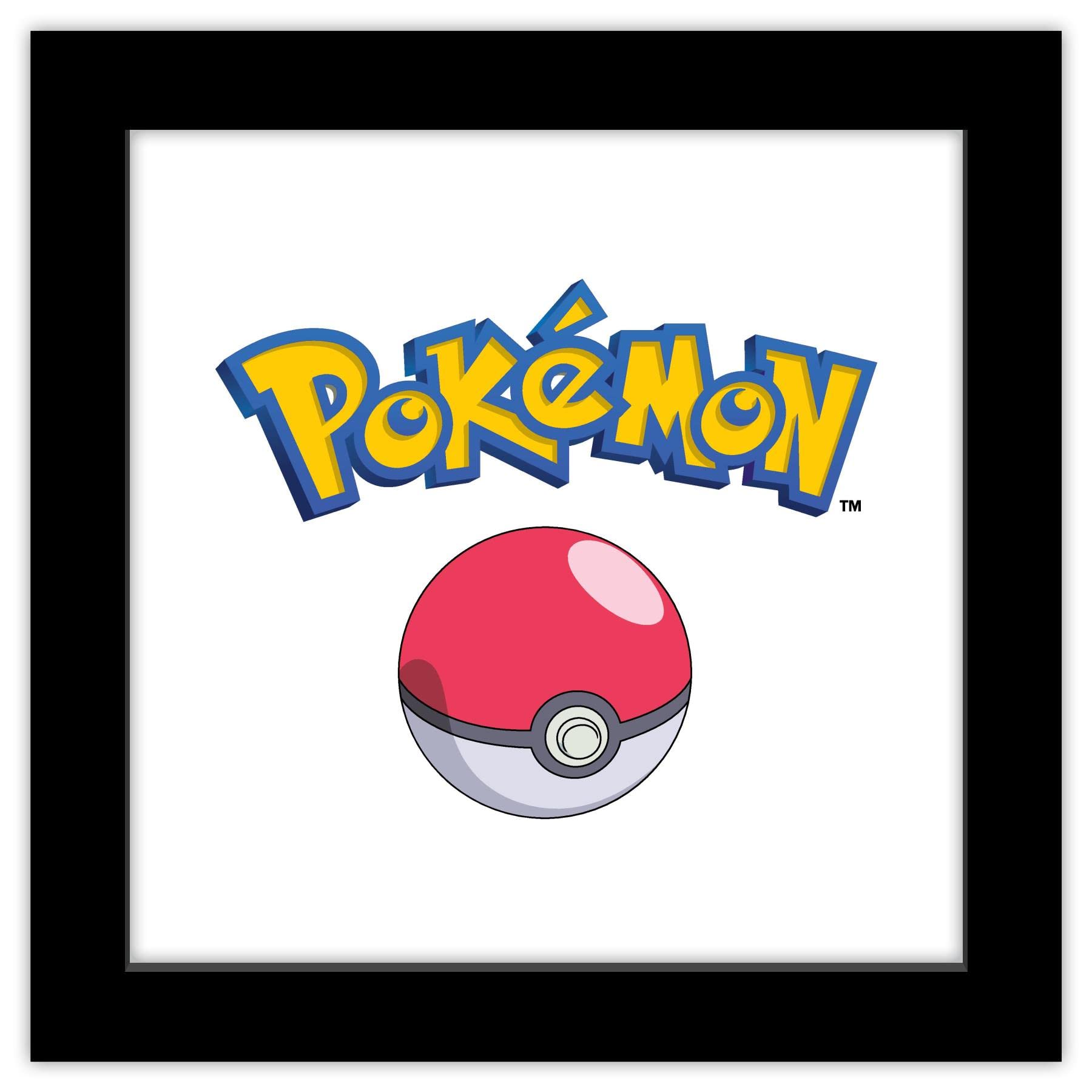 Amazon.com: Trends International Gallery Pops Pokemon - Logo Wall Art ...