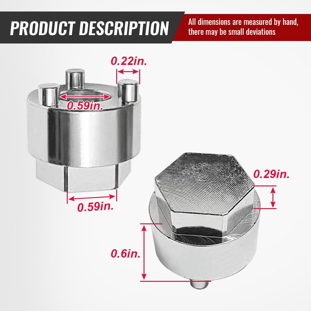 Snapklik.com : Newsmarts Car Steering Rack Thrust Piece Tool ...