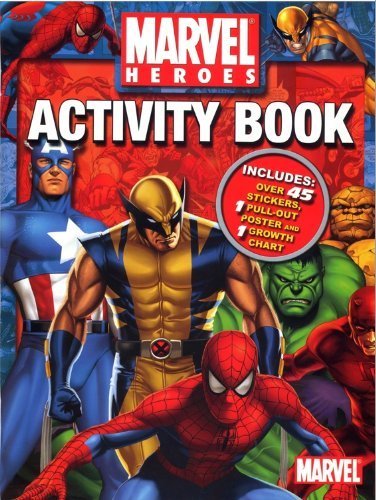 Marvel Heroes Activity Book: Brendon Publishing: 9781593940348: Amazon ...