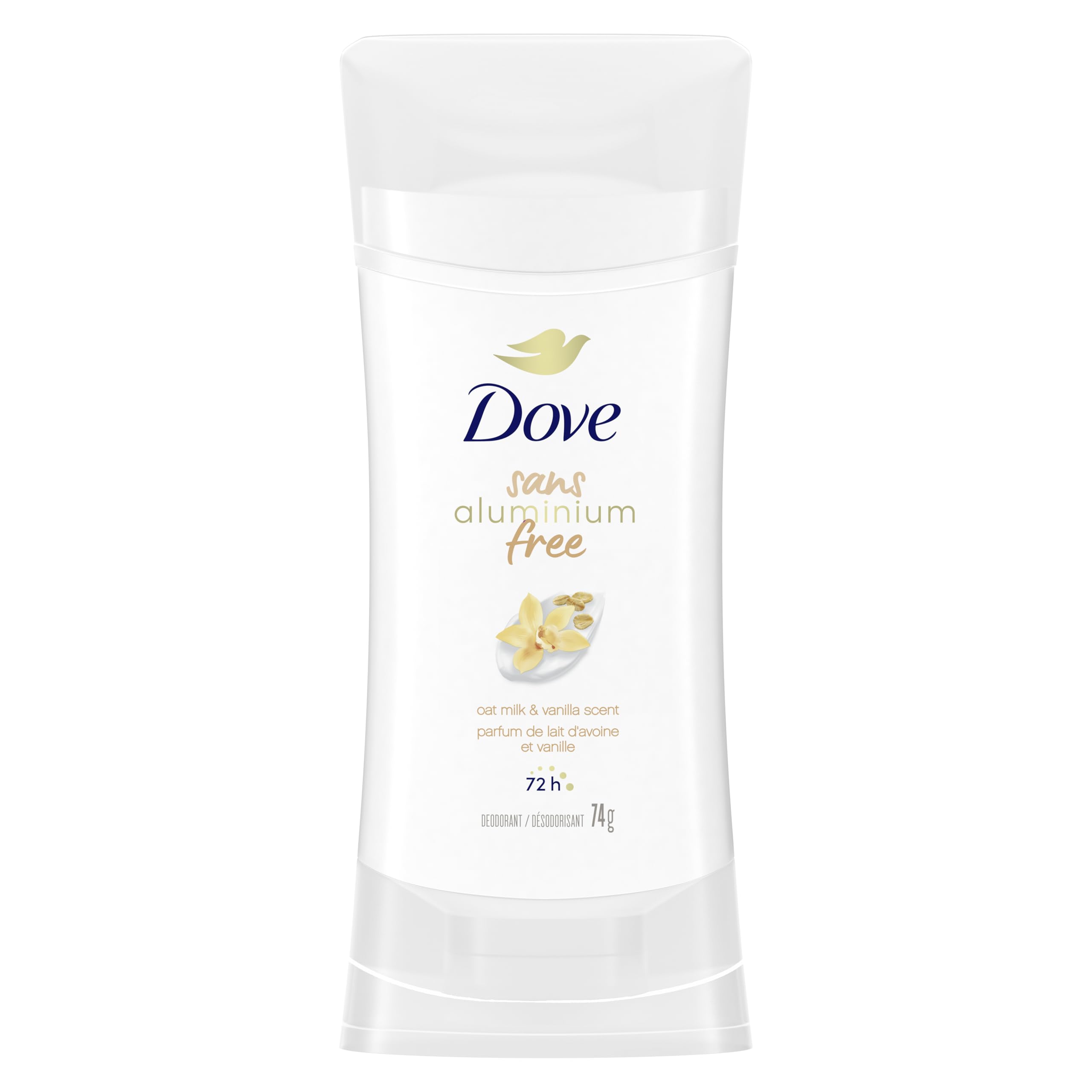 Dove Aluminum Free Déodorant for Women with 1/4 Moisturizers Oat Milk ...