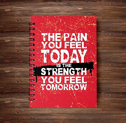 Shoppersroot Motivational/Inspirational Quote Notebook A5 Graph Pages ...