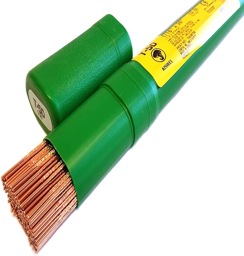 KISWEL ER70S-6 Mild Steel TIG Welding Filler Rods 0.045" x 36" 5LBS ...
