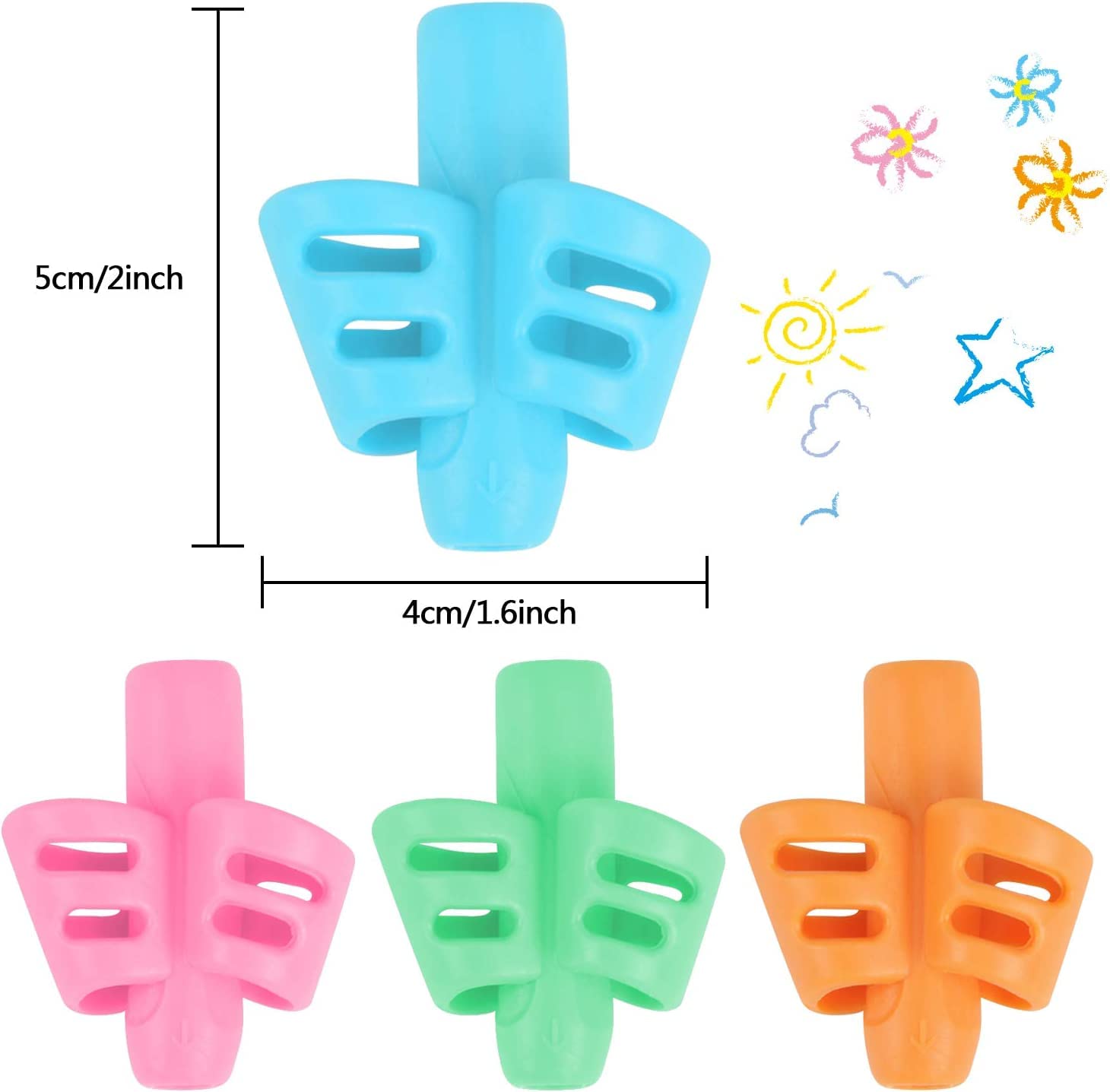 Snapklik.com : 32 Pack Pencil Kids Grips For Kids Handwriting, Pencil ...