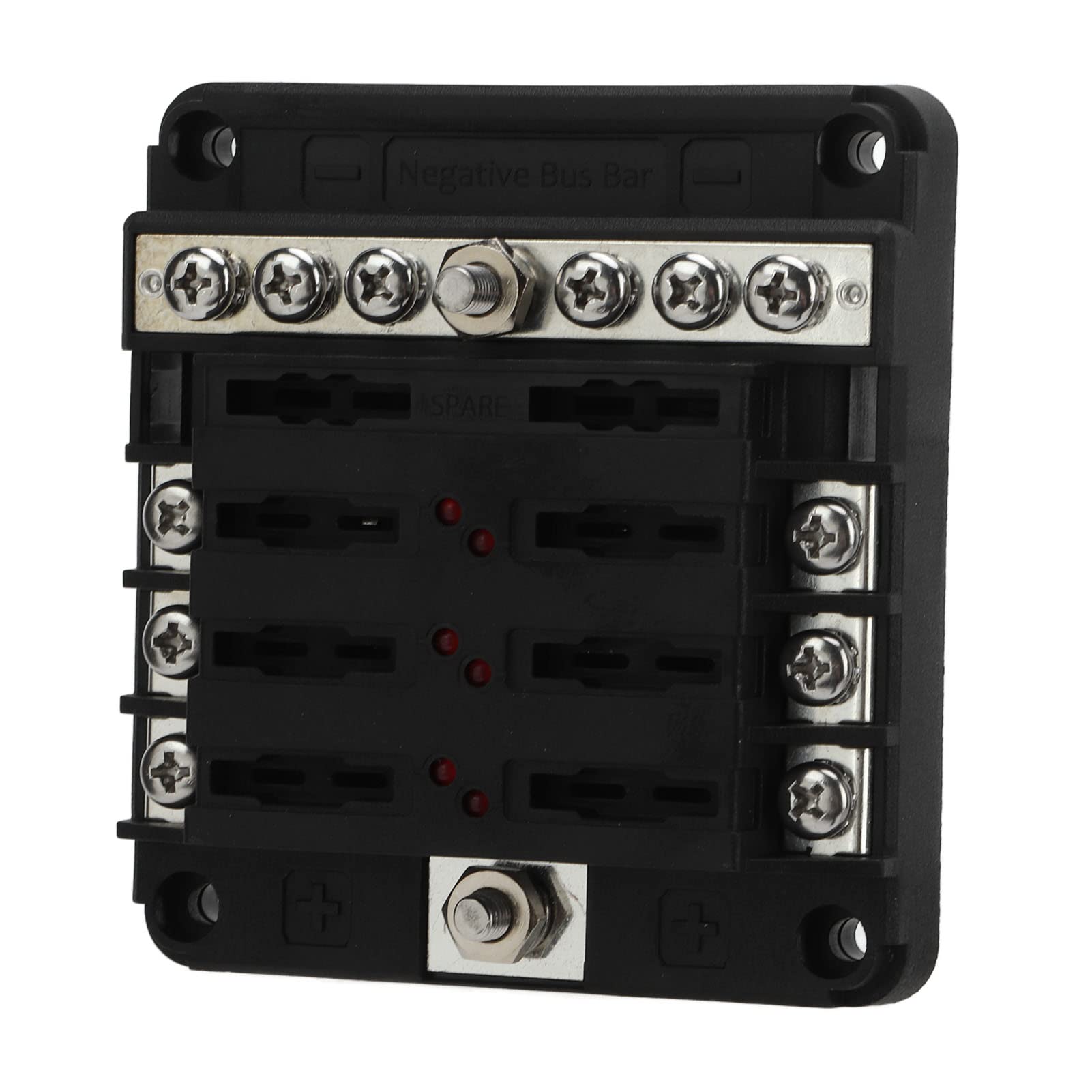 Buy Electrical Fuse Box, 12-24V 1 in 4 Out 100A Durable Blade Fuse Box ...
