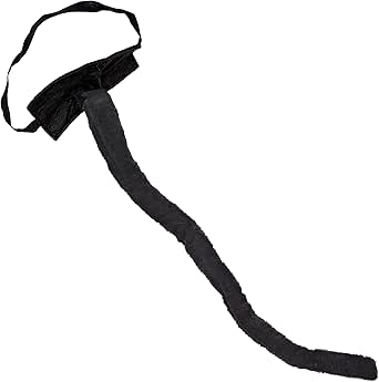 Amazon.com: 4E's Novelty 25" Adjustable Furry Black Cat Tail Costume ...