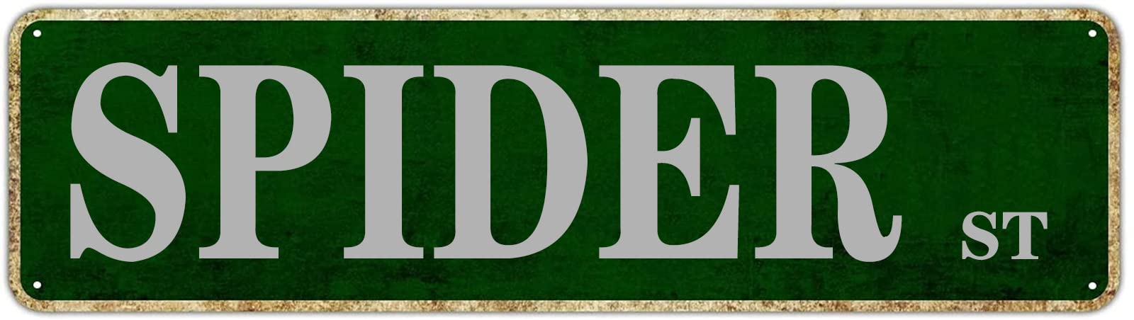 Amazon.com : Spider Street Retro Decorative Poster Vintage Tin Sign ...