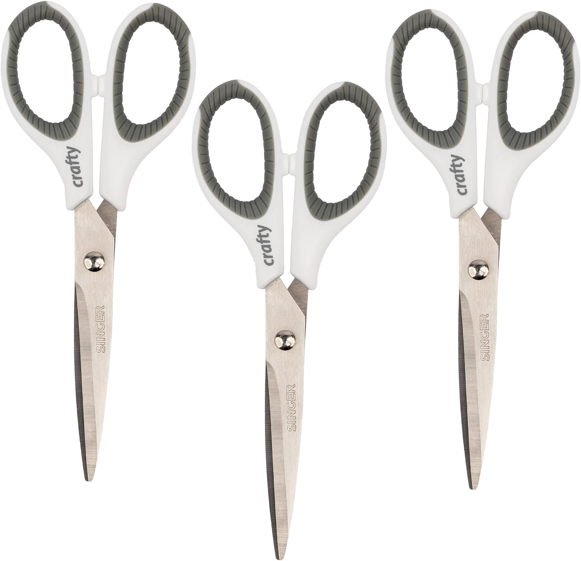 Amazon.com: Scissors All Purpose,6 inch Scissors Scissors Set,Comfort ...