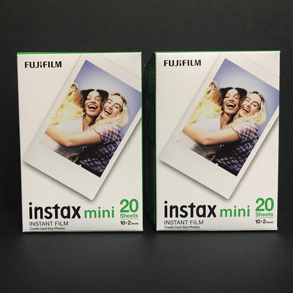 Amazon.com : Fujifilm Instax Mini Film Two Instax Film Twin Packs - 40 ...