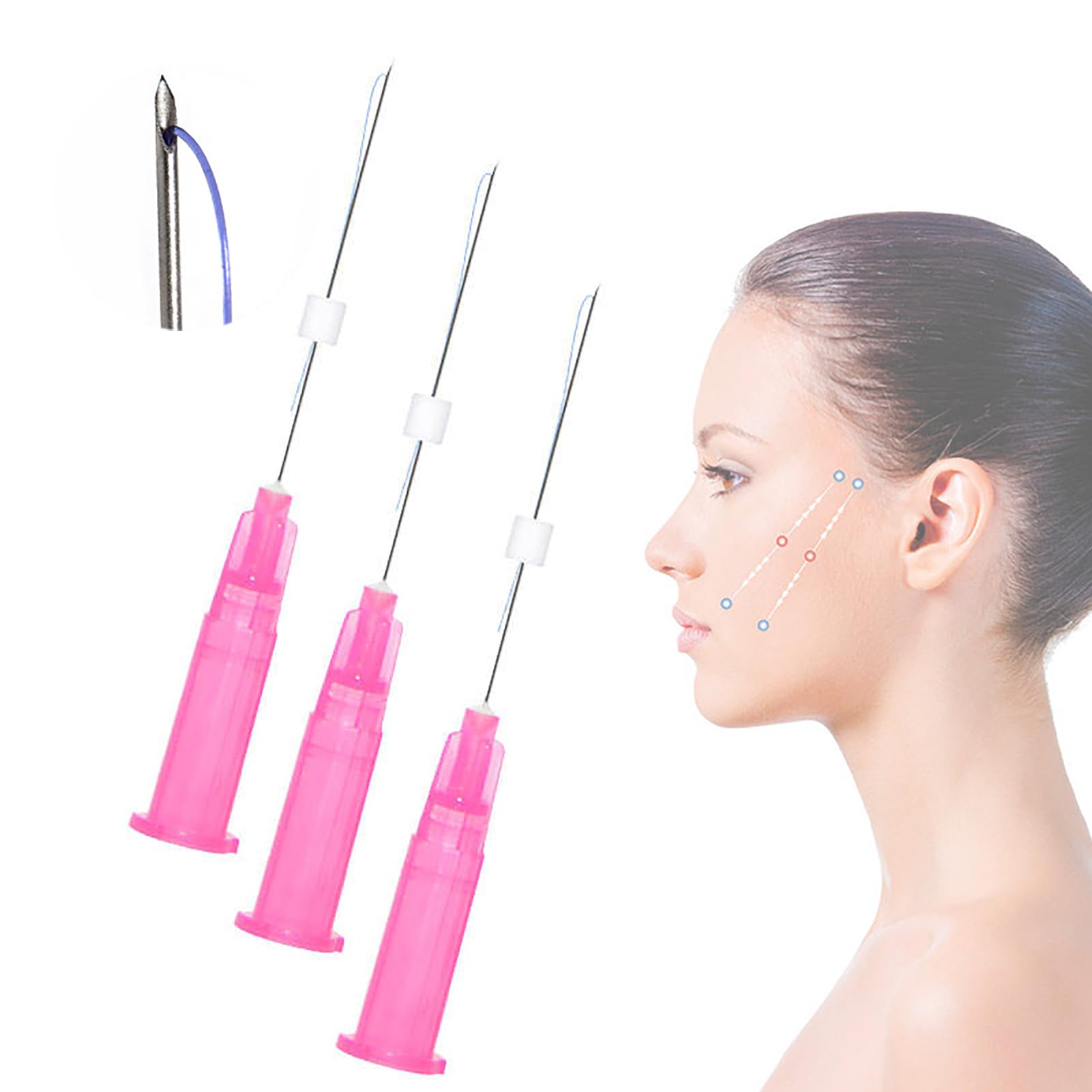 Amazon.co.jp: PDO Threads Lift for Face/Whole Body Smooth Tighten ...