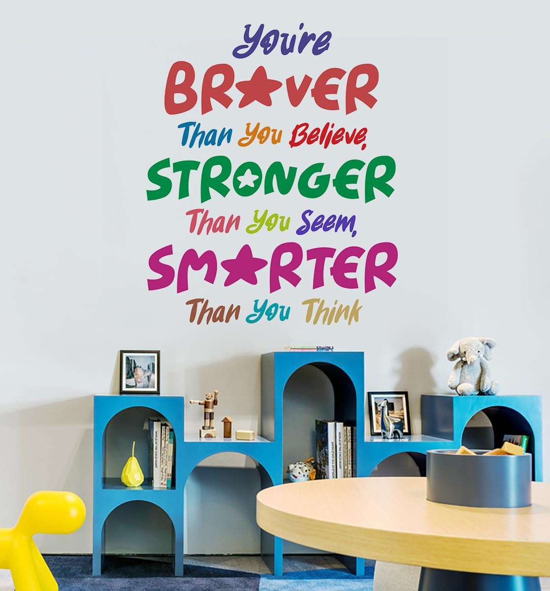 Amazon.com: Inspirational Quotes Wall Decals for Kid's Room,You're ...