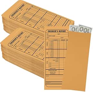 Amazon.com : Cholemy 1000 Pieces Cash Envelopes Deposit Envelopes Cash ...