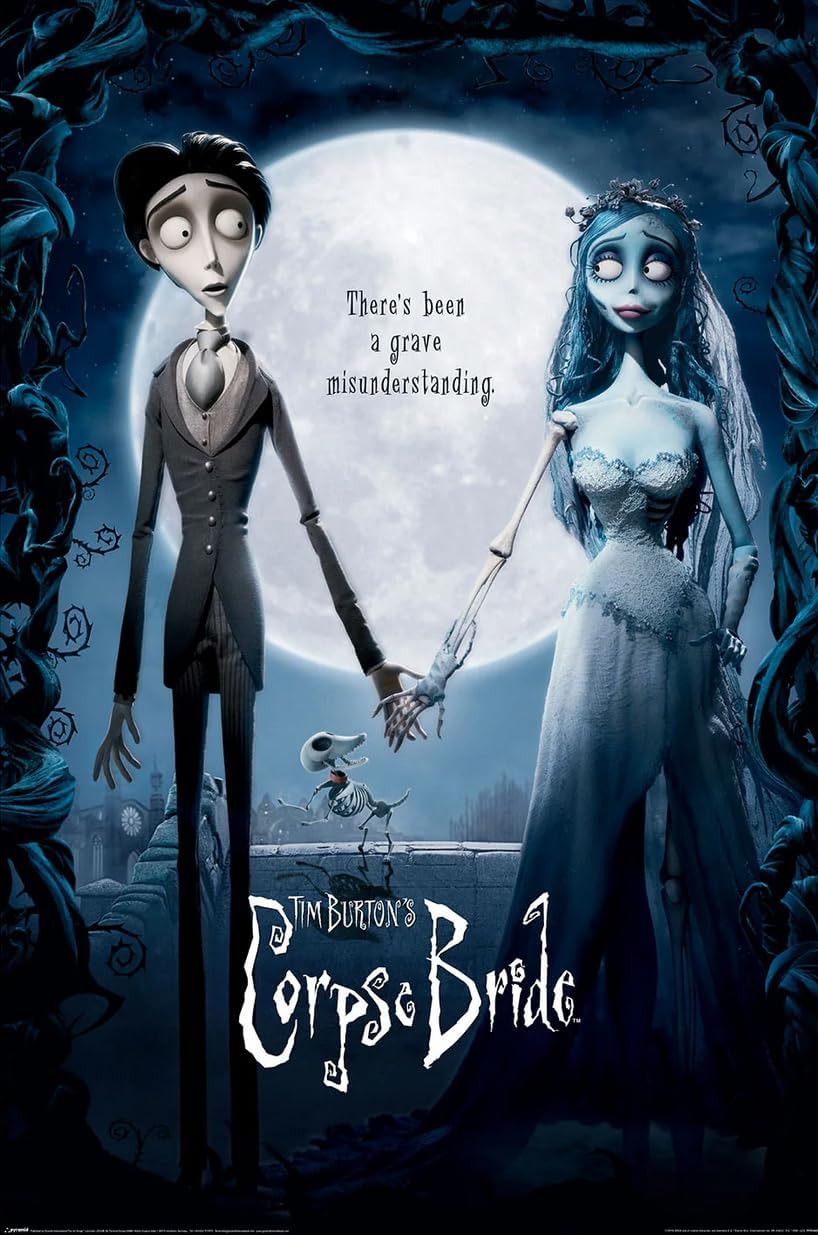 Amazon.com: Tim Burton's Corpse Bride - Movie Poster (Regular Style ...