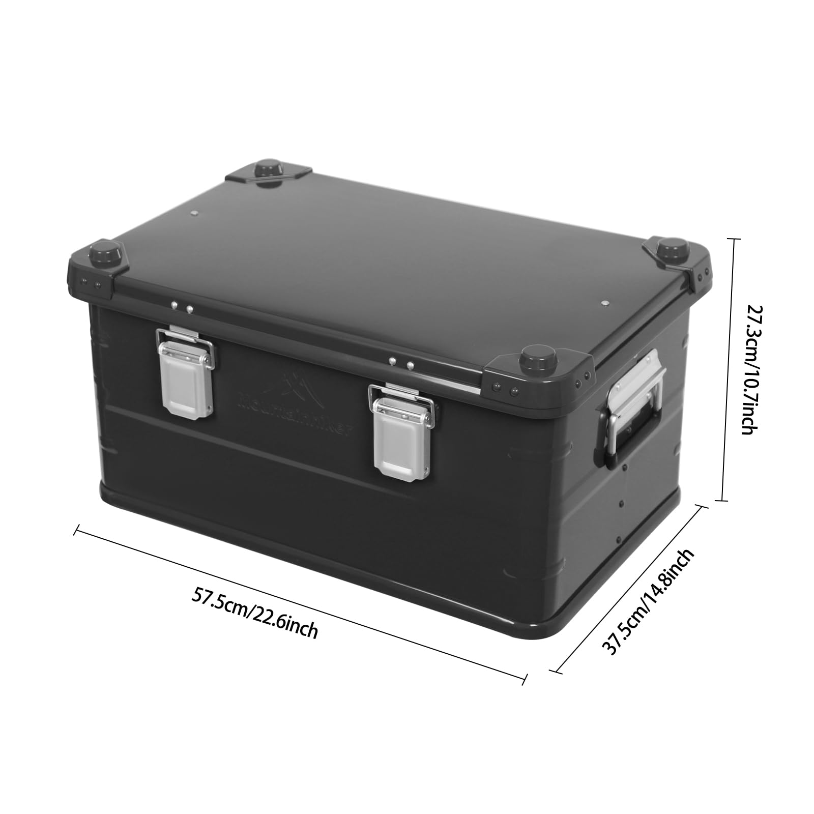Aluminum Storage Box 50L Heavy-Duty - IP54 Waterproof Transport Case ...