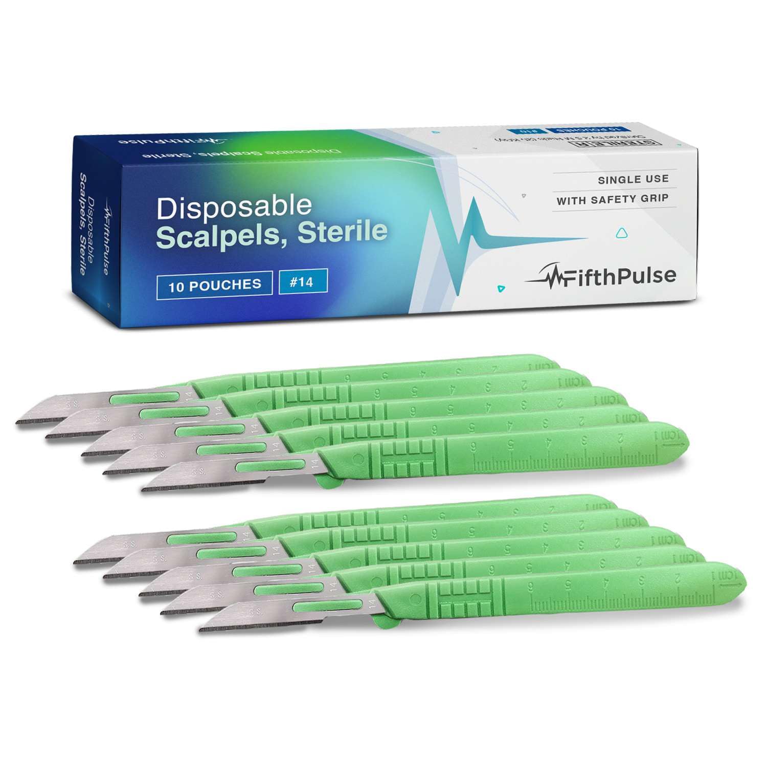 Amazon.com: FifthPulse Disposable Surgical Scalpel Knife #14 - Ten ...