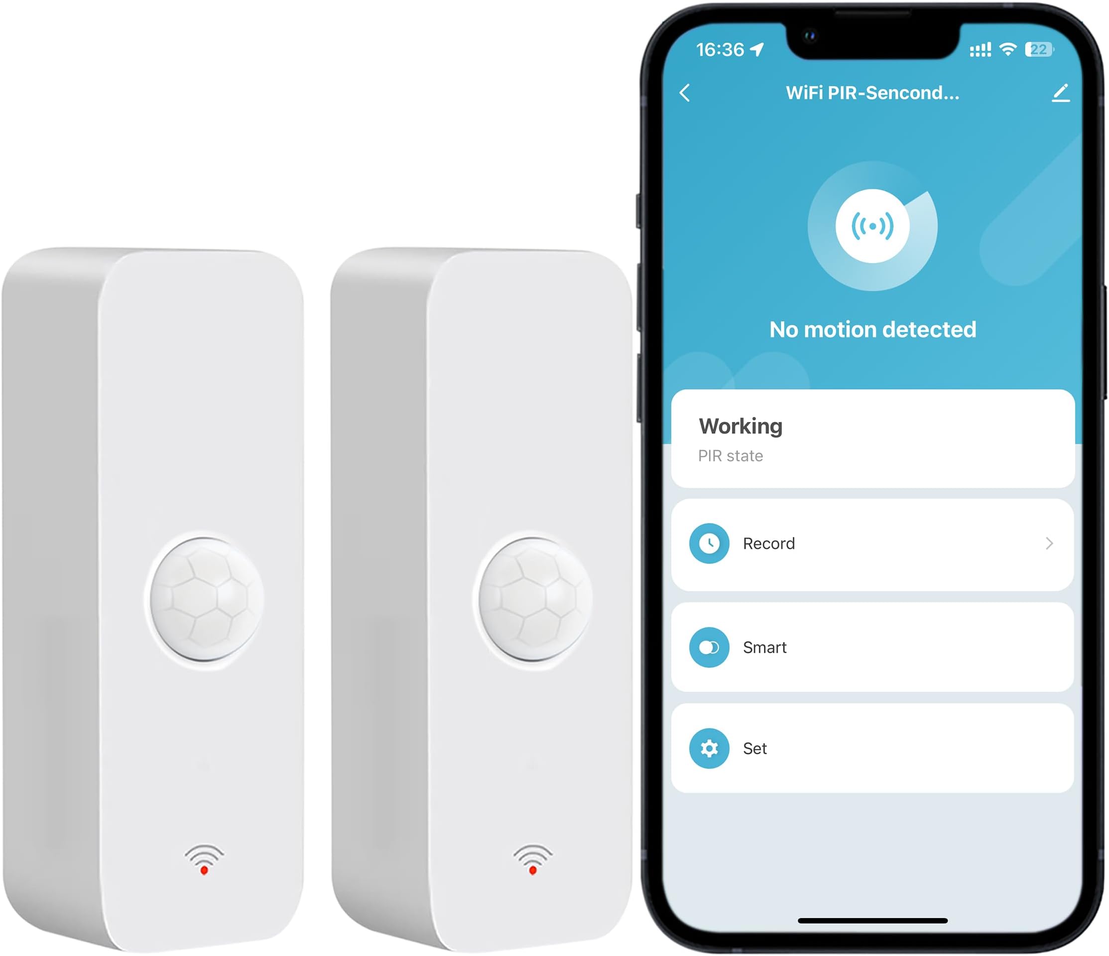 Sensor de movimiento WiFi, detector de movimiento inteligente para ...