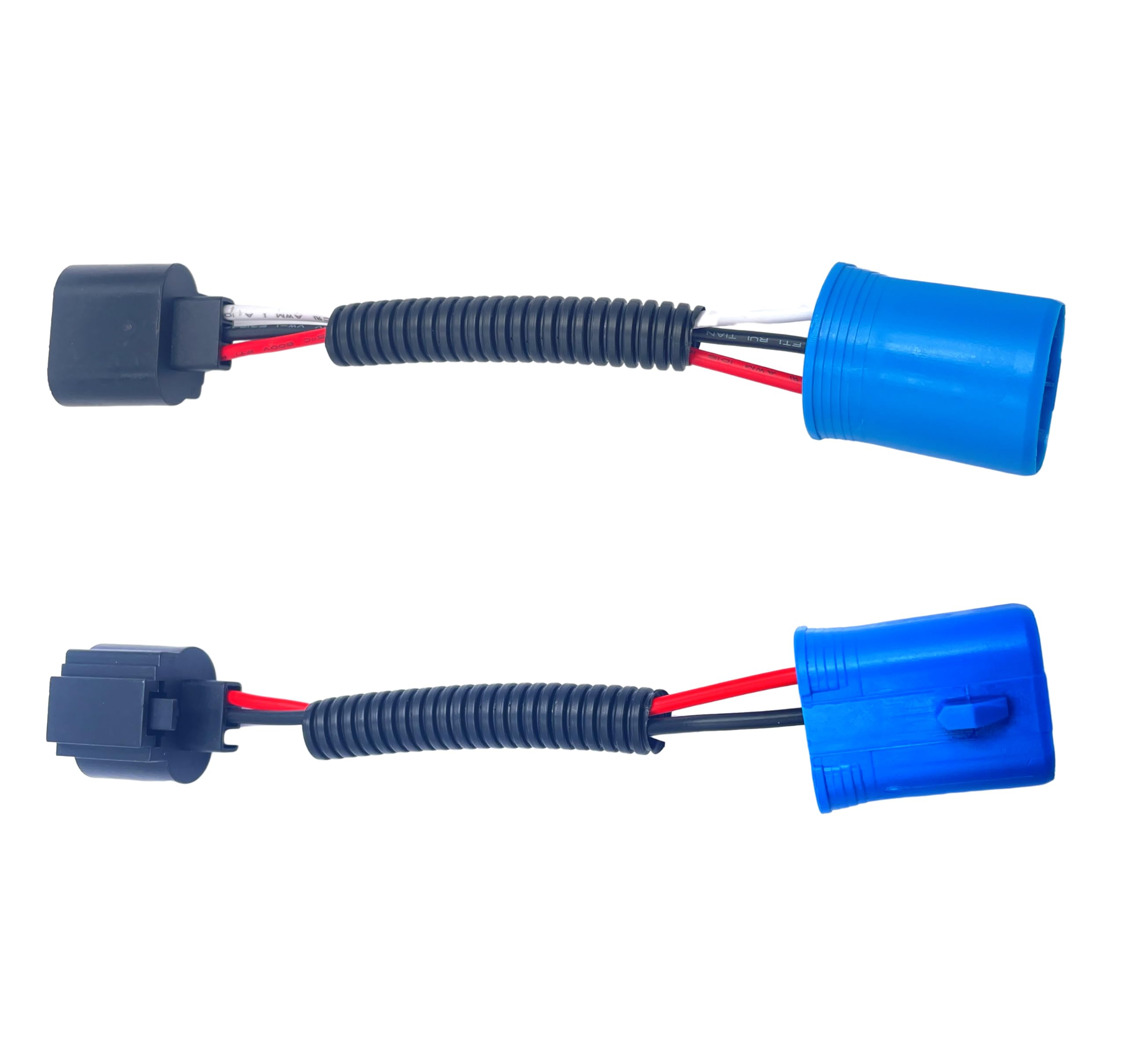 Amazon.com: 2Pack 9007 to H13 Female Bulb Socket Wiring Harness Plug ...