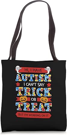 Amazon.com: Autism ASD Awareness Puzzle Pieces Halloween Trick Or Treat ...