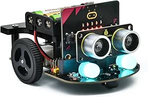Amazon.com: KEYESTUDIO Micro:bit V2 Robot Starter Kit (without Microbit) for Makecode and Python ...