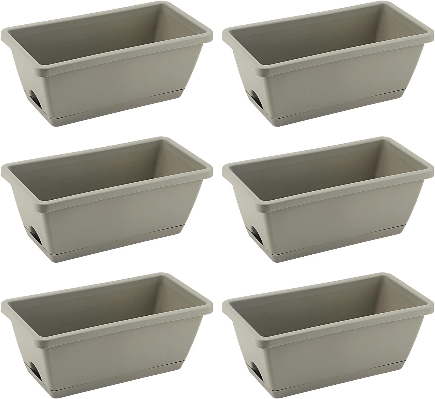 Amazon.com : DCN Plastic 2800-0-09 Window Planter, White : Patio, Lawn ...