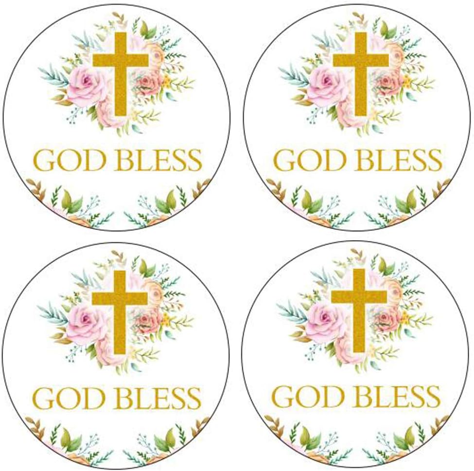 Amazon.com: Gold Foil Cross Stickers, 1.5 inch 500 Foil Self-Adhesive ...