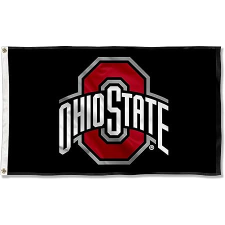 Amazon.com : College Flags & Banners Co. Ohio State Flag OSU Buckeye ...