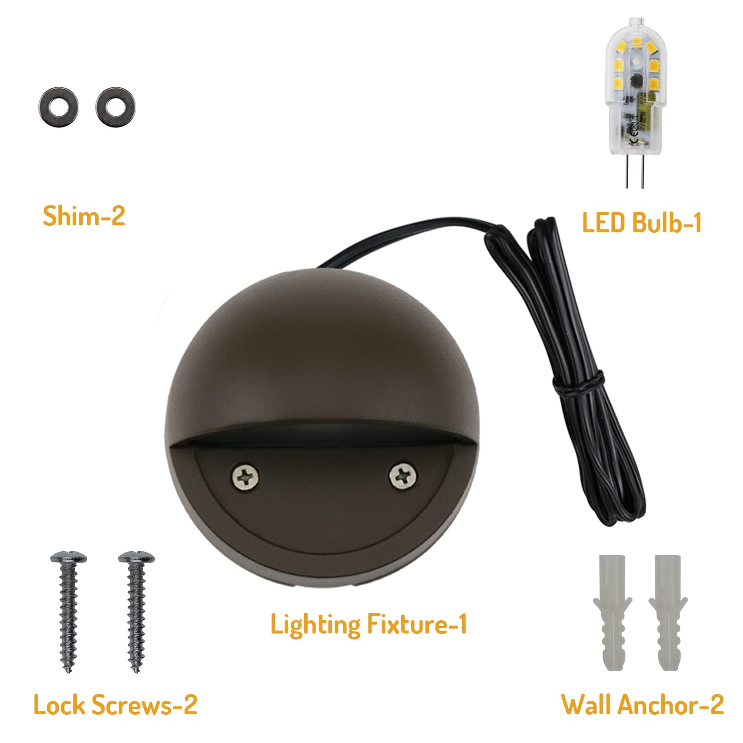 2W LED Deck Lighting Low Voltage Deck Lights Landscape Lighting ...