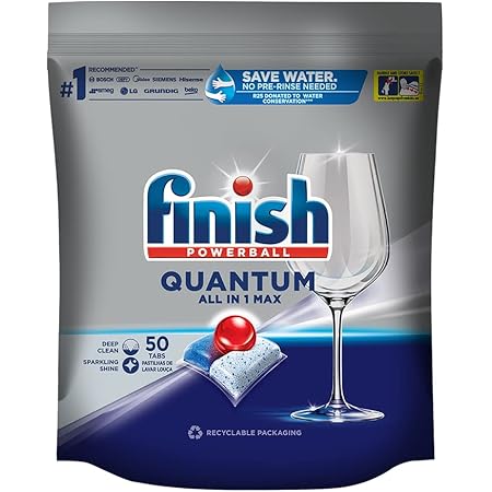 Finish Power Up Dishwasher Rinse Aid Booster, Lemon Sparkle, 14 Ounce ...