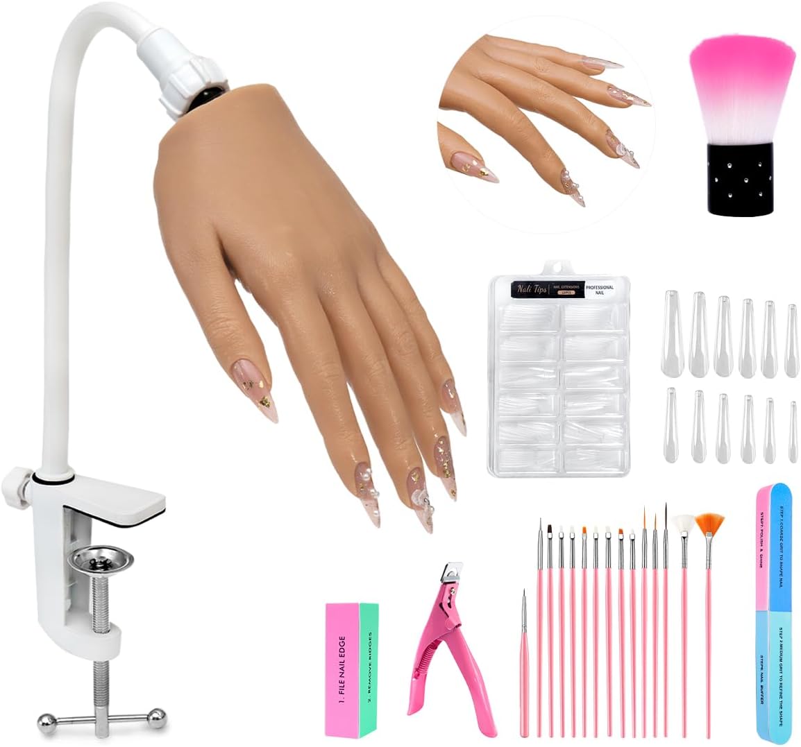 Amazon.com: Americanails Mini Acrylic Nail Training Mat - Beginners ...