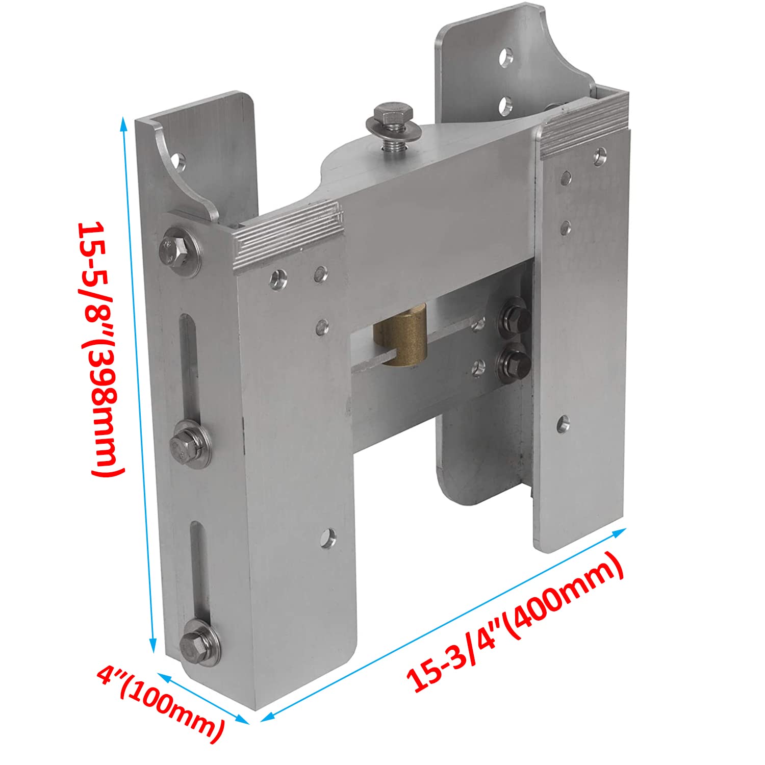 Snapklik.com : 4 Set Back Jack Plate Manual Power Lift Transom Outboard ...