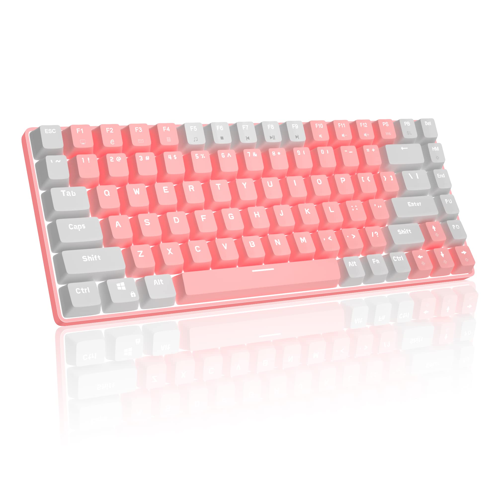 Buy 75% Mechanical Keyboard,MageGee Wired Gaming Keyboard with Blue ...