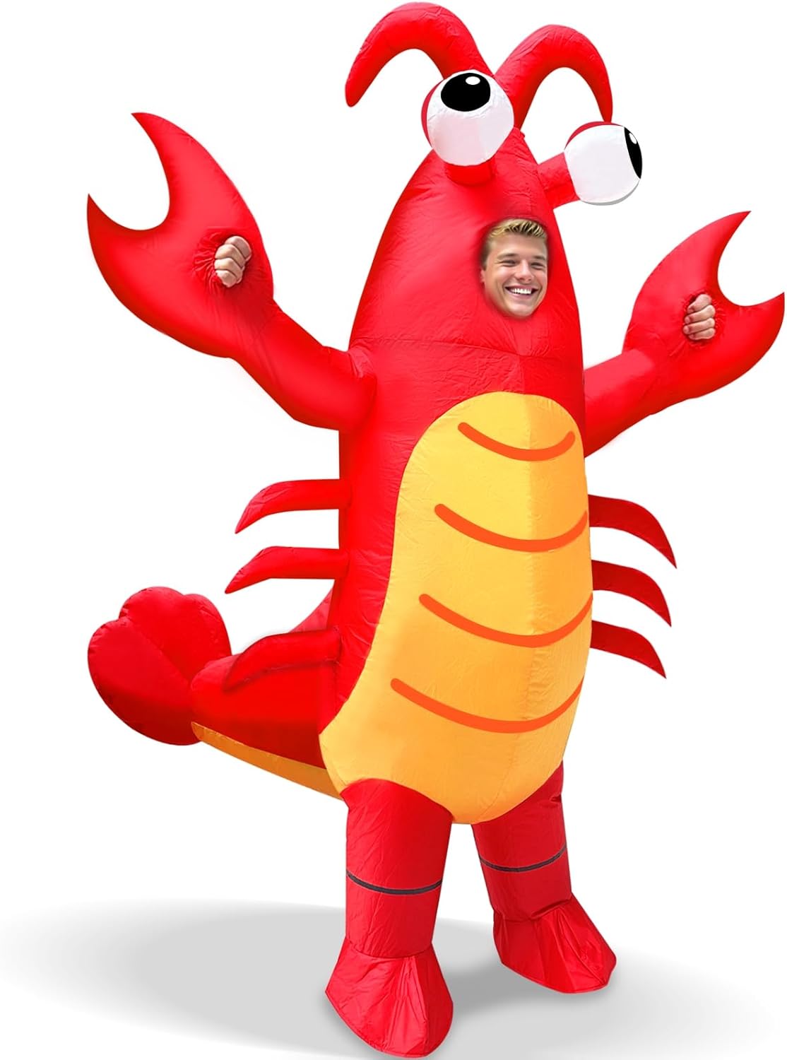 Amazon.com: Camlinbo Halloween Lobster Inflatable Costumes, Full Body ...