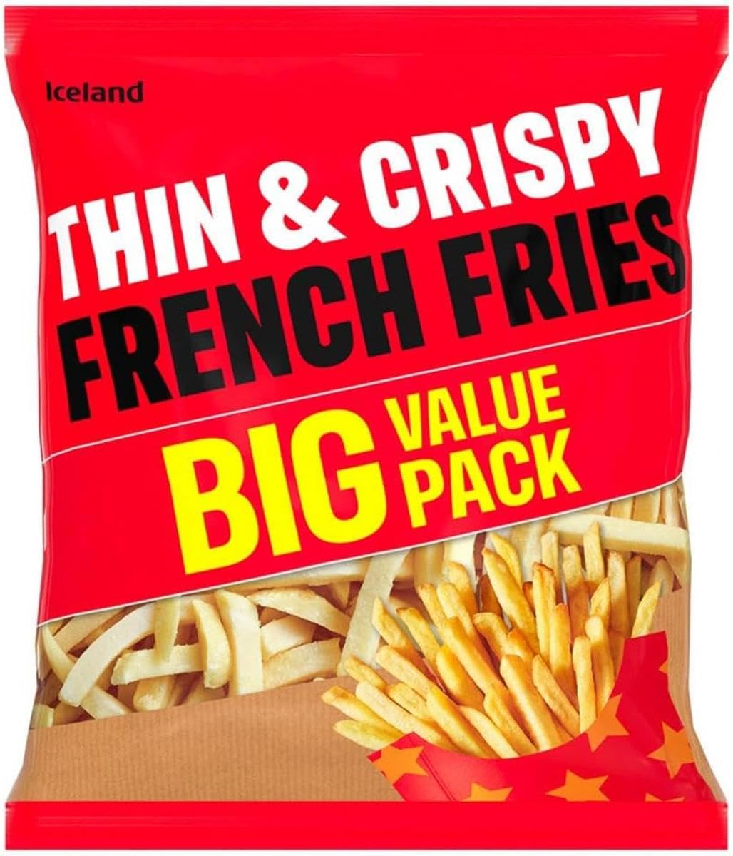 Iceland Thin & Crispy Coated French Fries 1.25kg (Frozen) : Amazon.co ...