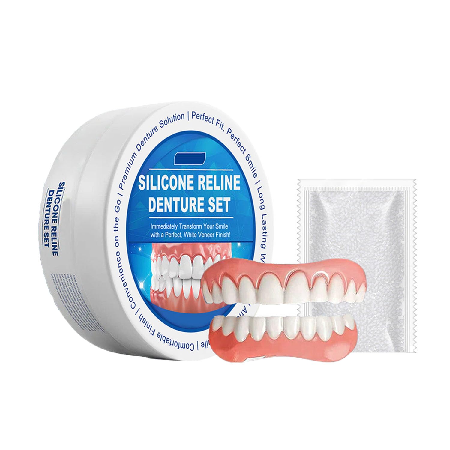 Amazon.com: Silicone Restyle Prothese Set, Silicone Reline Denture Set ...