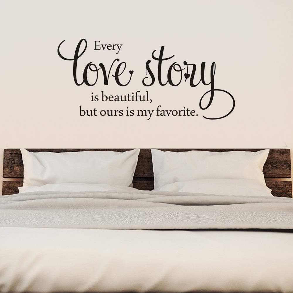 Amazon.com: Bedroom Wall Decals Quotes Vinyl Art Saying Sticker Family ...