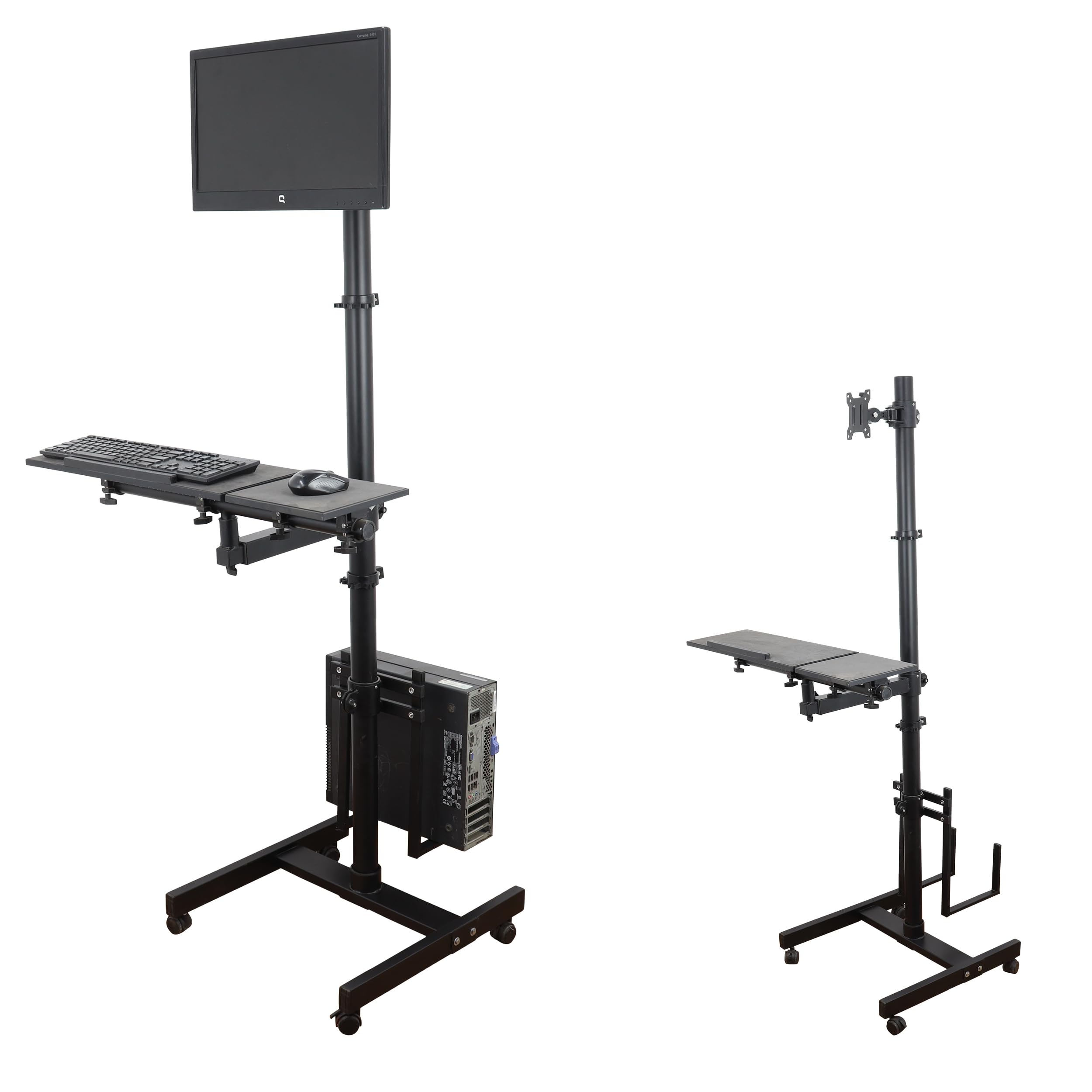 Isomars Computer/Laptop Table, Standing Desktop Workstation with ...