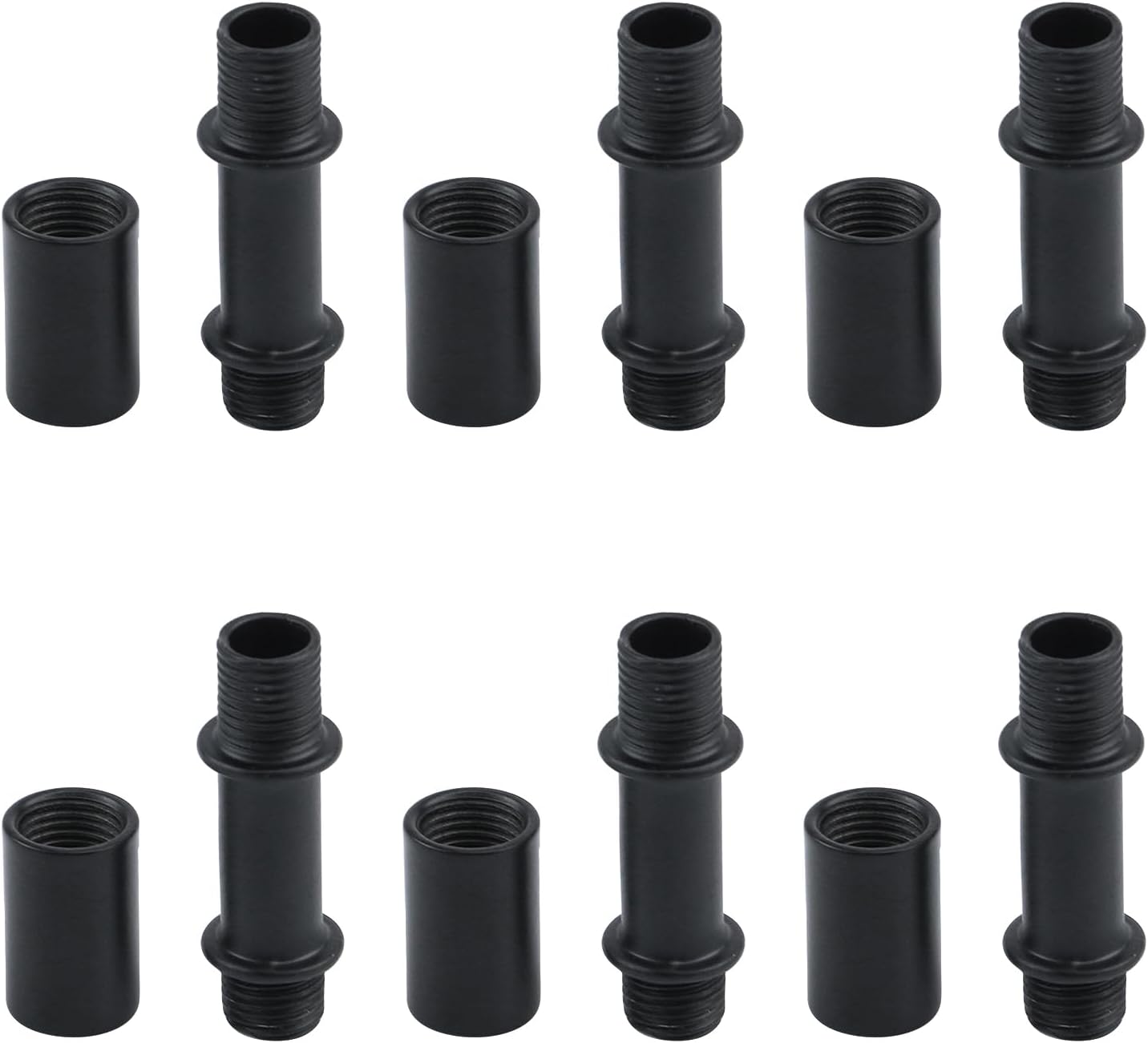 Amazon.com: KUMGROT 6 PCS Straight Pipe Lamp Stem Kit M10 Black Lamp ...
