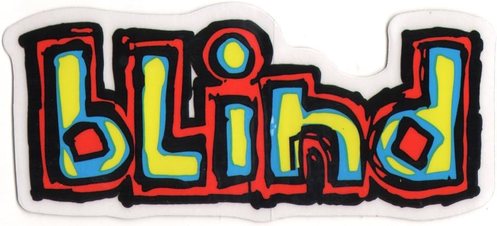Amazon.com: Blind Logo Skateboard Sticker - 11.5cm wide approx. skate ...