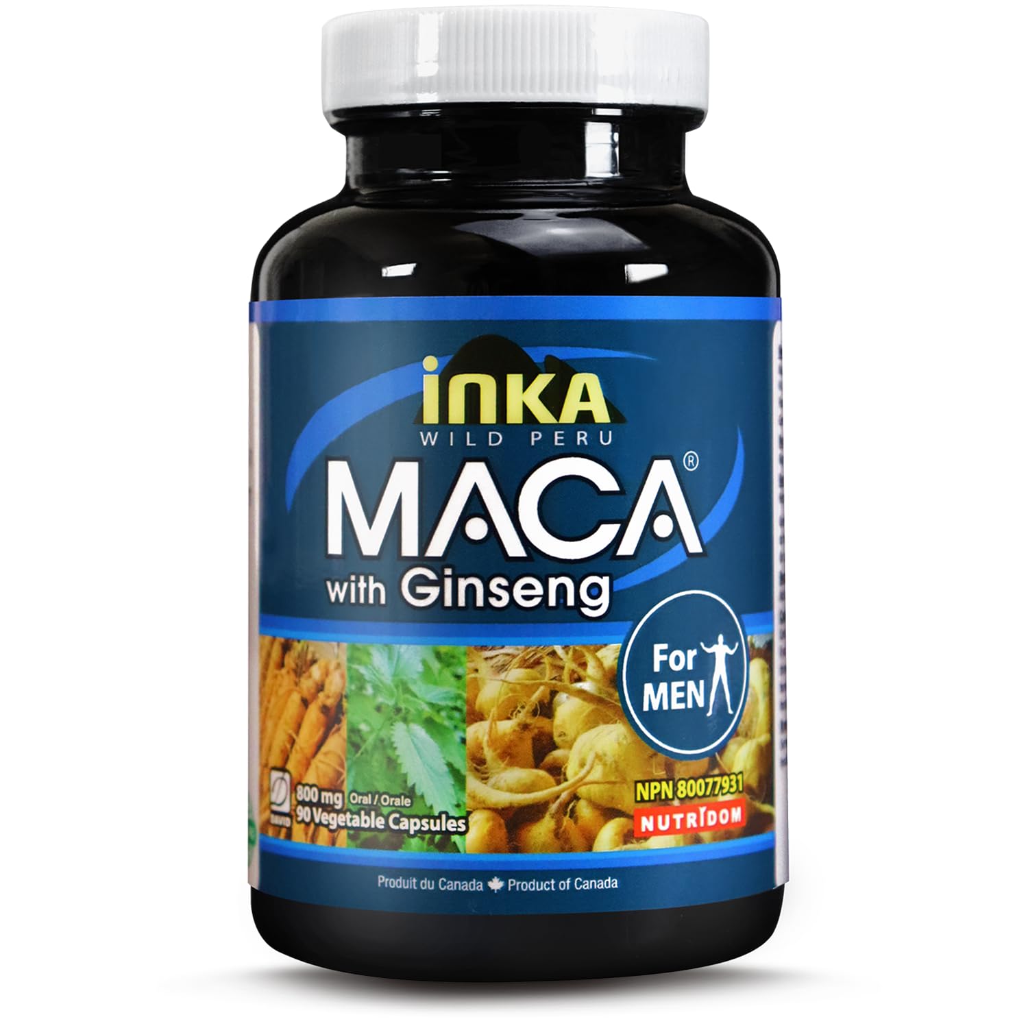 Maca for Men, Gelatinized Maca Root, Panax Ginseng Root & Greater ...