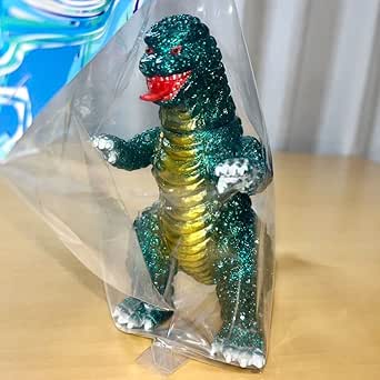 Amazon | 豊年魚 グリーンラメ サンガッツ 本舗 怪獣 ソフビ フィギュア sunguts sofvi | フィギュア・ドール 通販